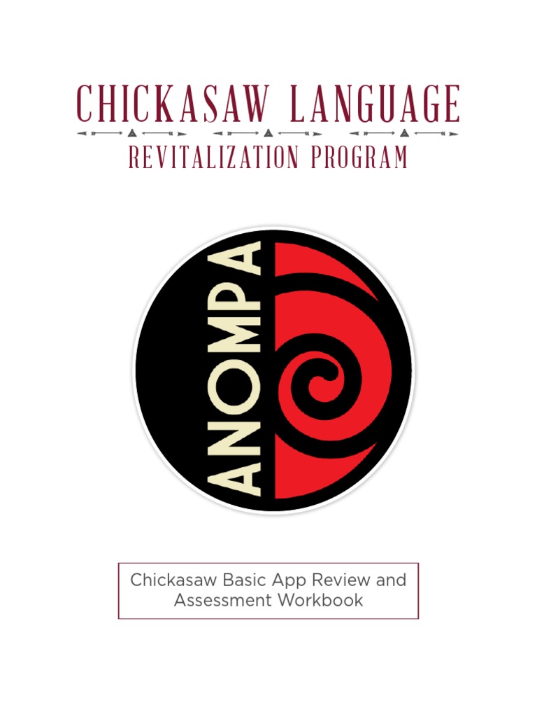 Chickasaw Basic Self-Study Program | PDF | Alphabet | Human Communication