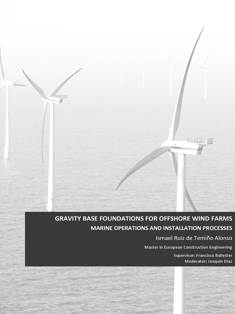 Gravity Base Foundations For Offshore Wind Farm | PDF | Buoyancy ...