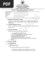 LEARNING ACTIVITY SHEET IN PRACTICAL RESEARCH 1 WEEk 7 | PDF | Science ...