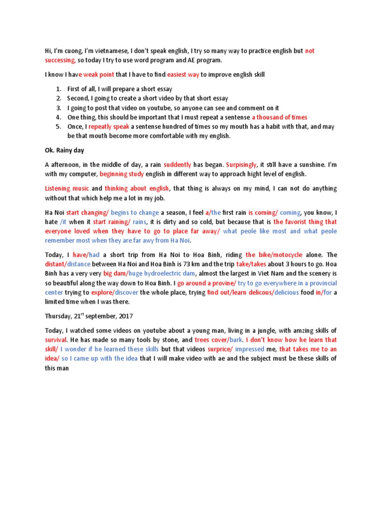 Practice English | PDF