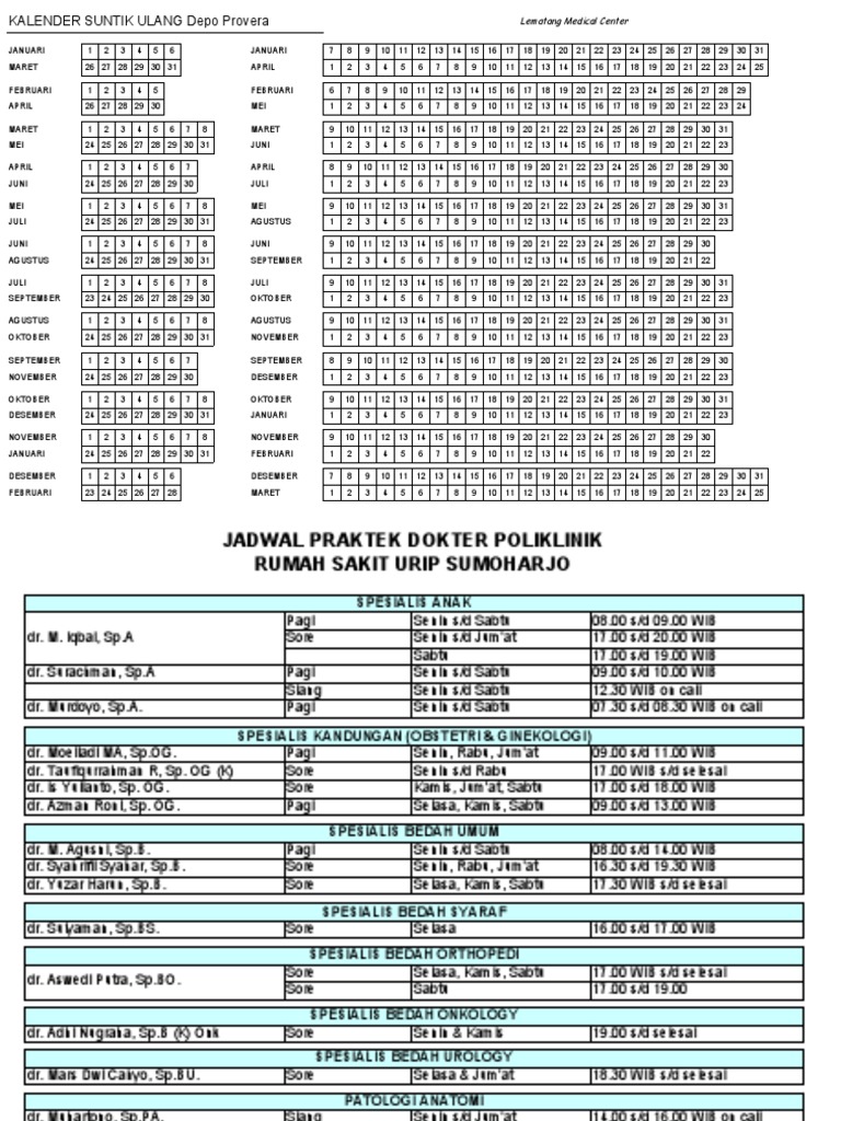 Kalender Depo P Kalender KB | PDF