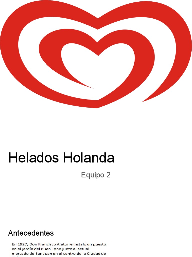 Helados Holanda: Estrategias y Marca | PDF | Marca