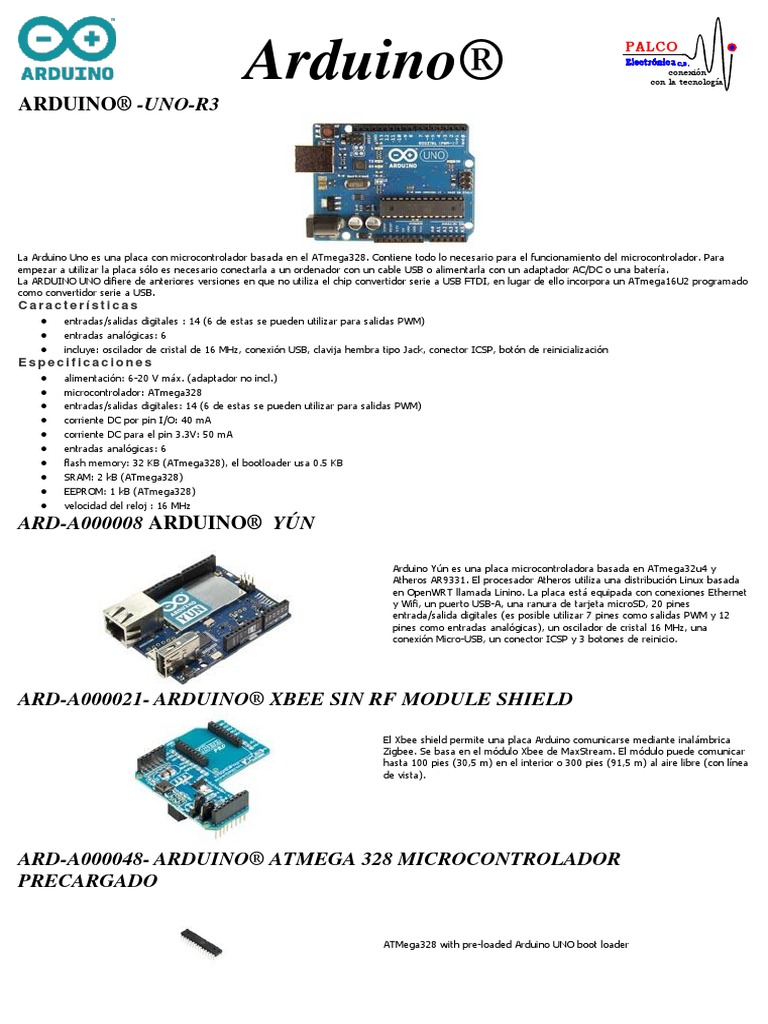ARDUINO Componentes | PDF | Arduino | USB