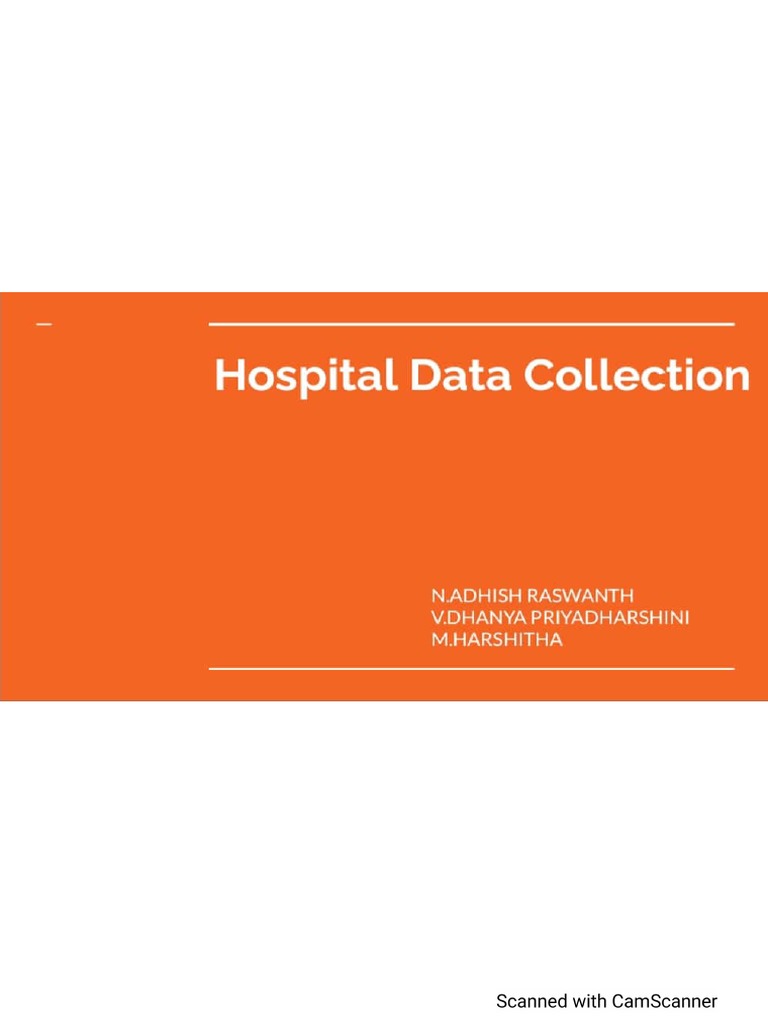 Hospital-Data Collection | PDF
