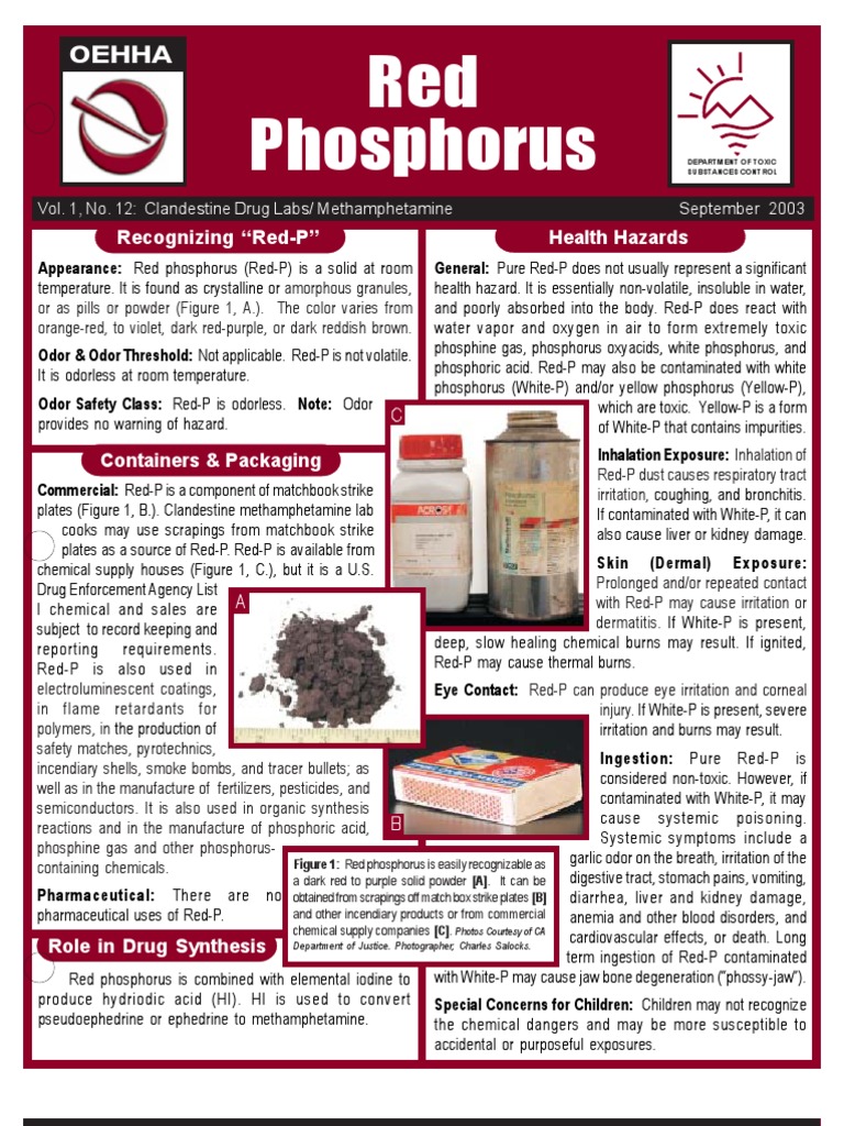 Red Phosphorus Facts | PDF | Phosphorus | Potassium