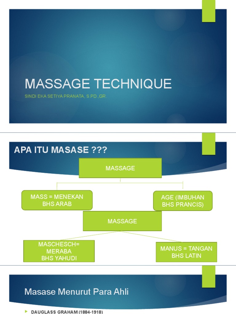 Teknik Dasar Massage Sandy Pdf