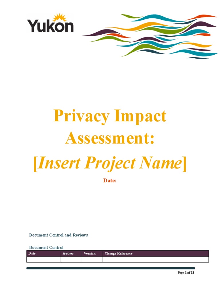 Privacy Impact Assessment Insert Project Name Date Pdf Privacy