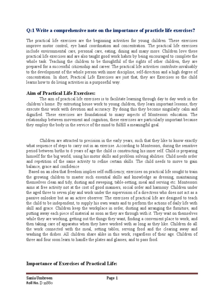 Assignment Module 2docx PDF Free | PDF | Montessori Education | Teachers