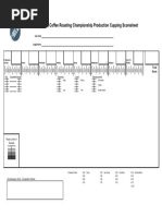SCAA Score Sheet | PDF | Coffee | Food And Drink