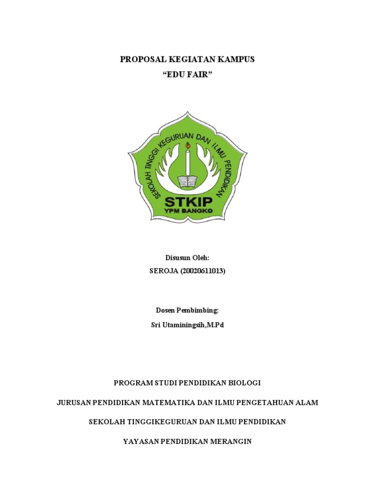 Proposal Kegiatan Kampus | PDF