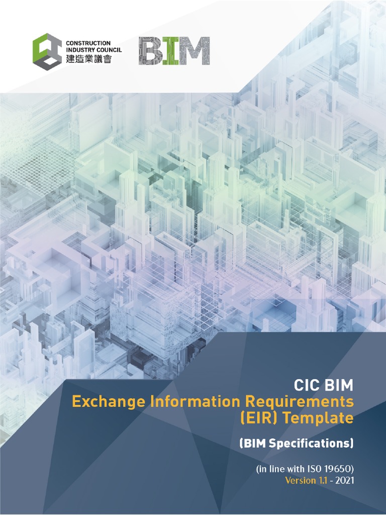 CIC BIM EIR With Sample Project EIR 2021 | PDF | Building Information ...