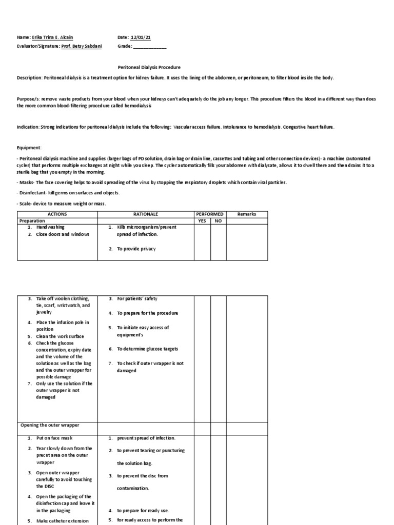Alcain Peritoneal-Dialysis | PDF | Dialysis | Hemodialysis
