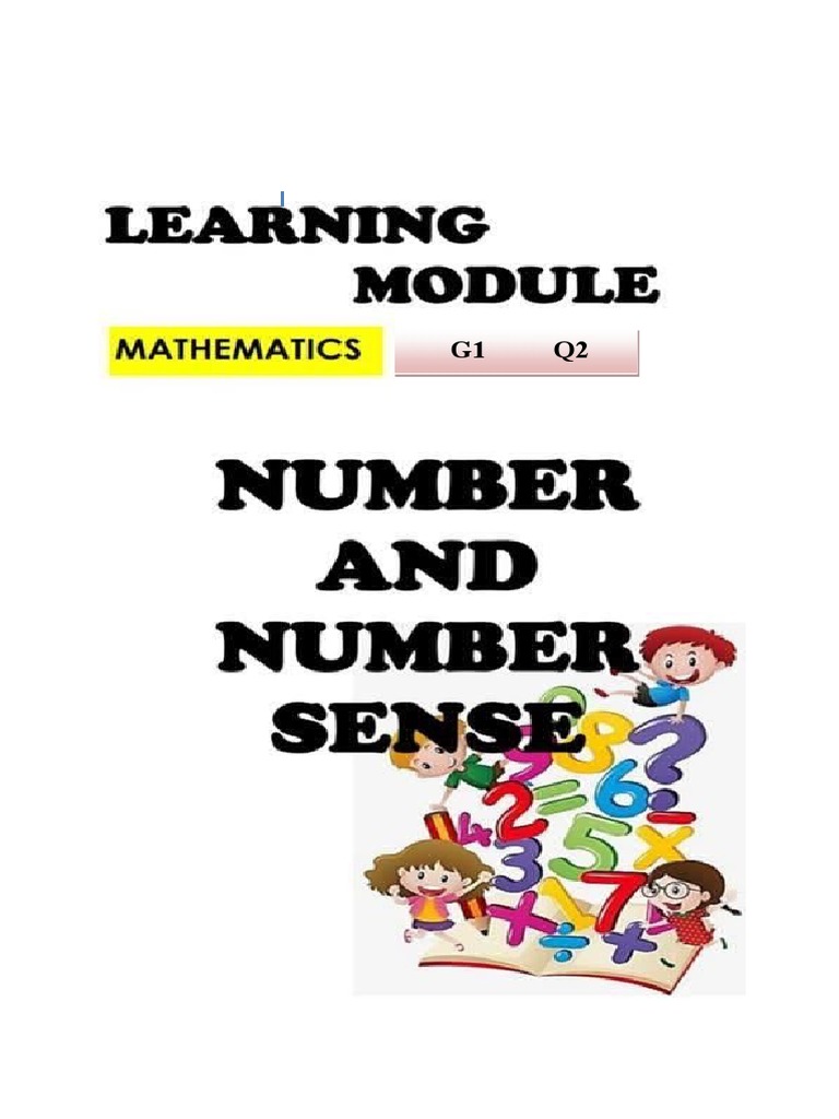 Q3 Module in Math Grade 1 Week 1 | PDF | Learning | Behavior Modification