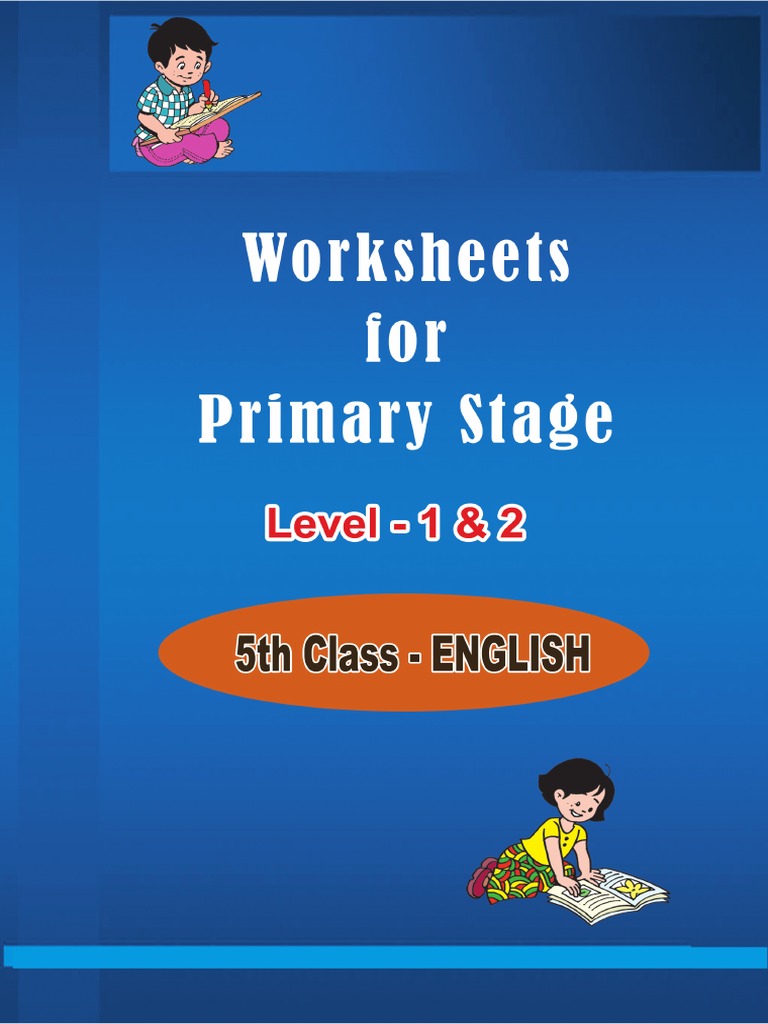 5th Class With Cover Page | PDF | English Language | Question