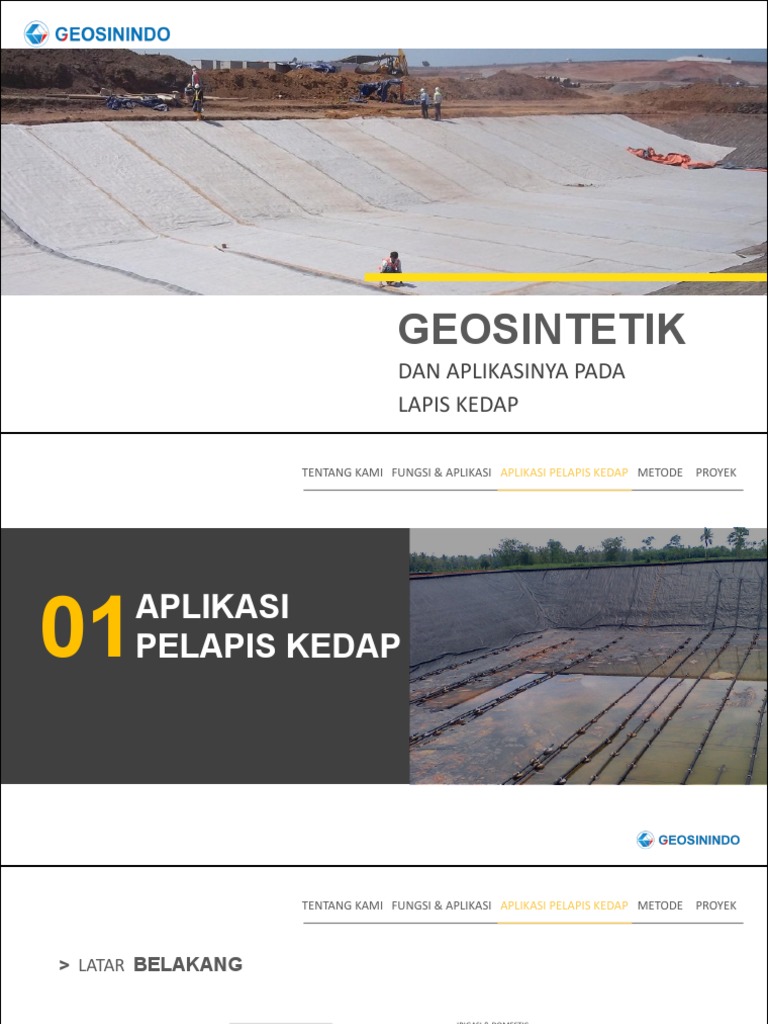 Geosintetik: Dan Aplikasinya Pada Lapis Kedap | PDF
