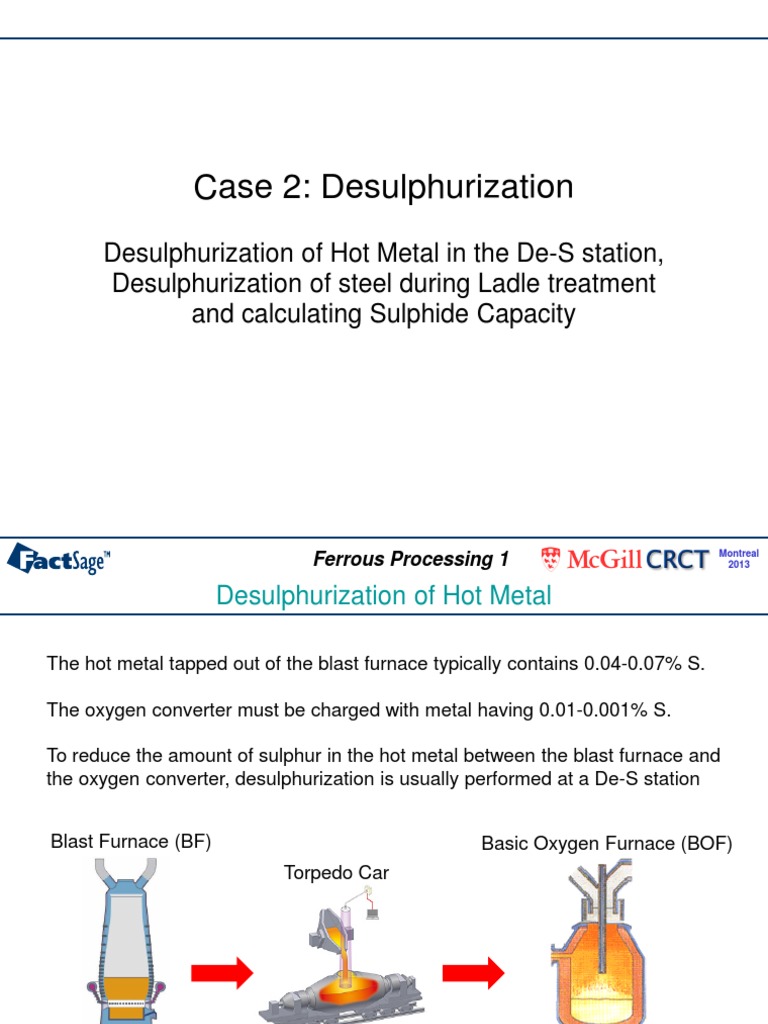 Desulfurization of Steel | PDF | Metals | Phase (Matter)