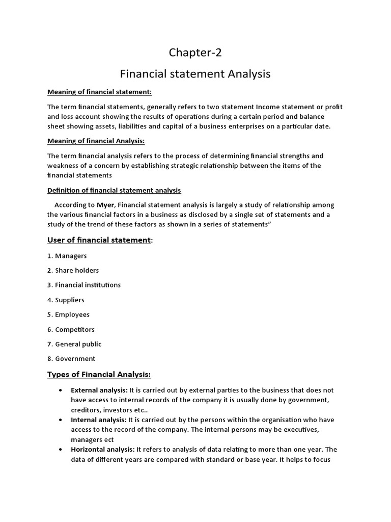 Financial Statement Analysis | PDF | Equity (Finance) | Balance Sheet