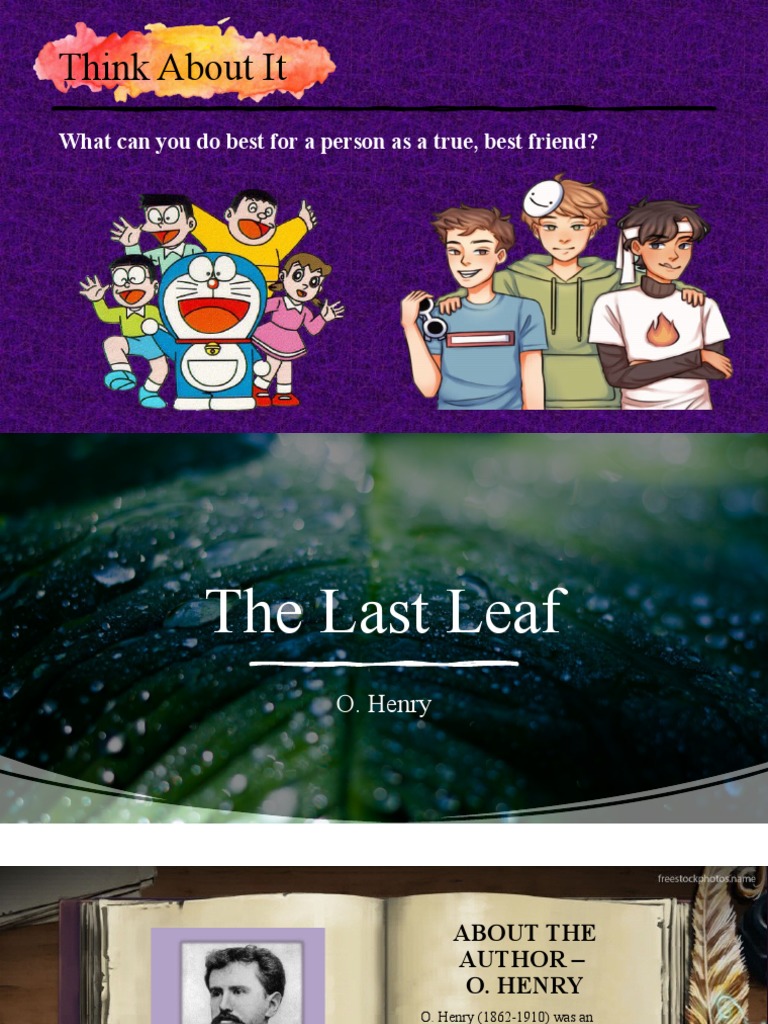 The Last Leaf | PDF | O. Henry | Hope