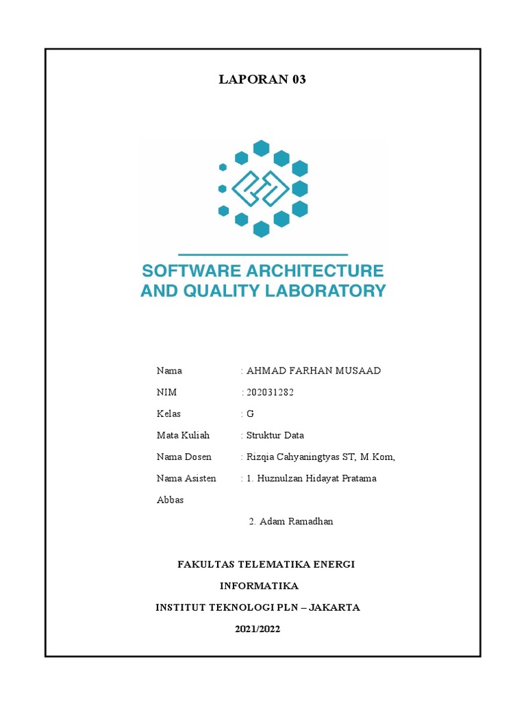 Ahmad Farhan Musaad - LAPORAN 03 - Dikonversi | PDF | Computer Programming | Software Engineering