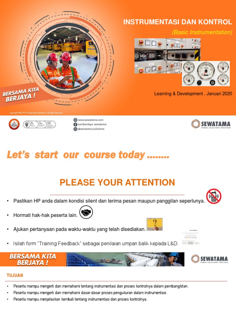 Materi Basic Instrumentasi & Control | PDF