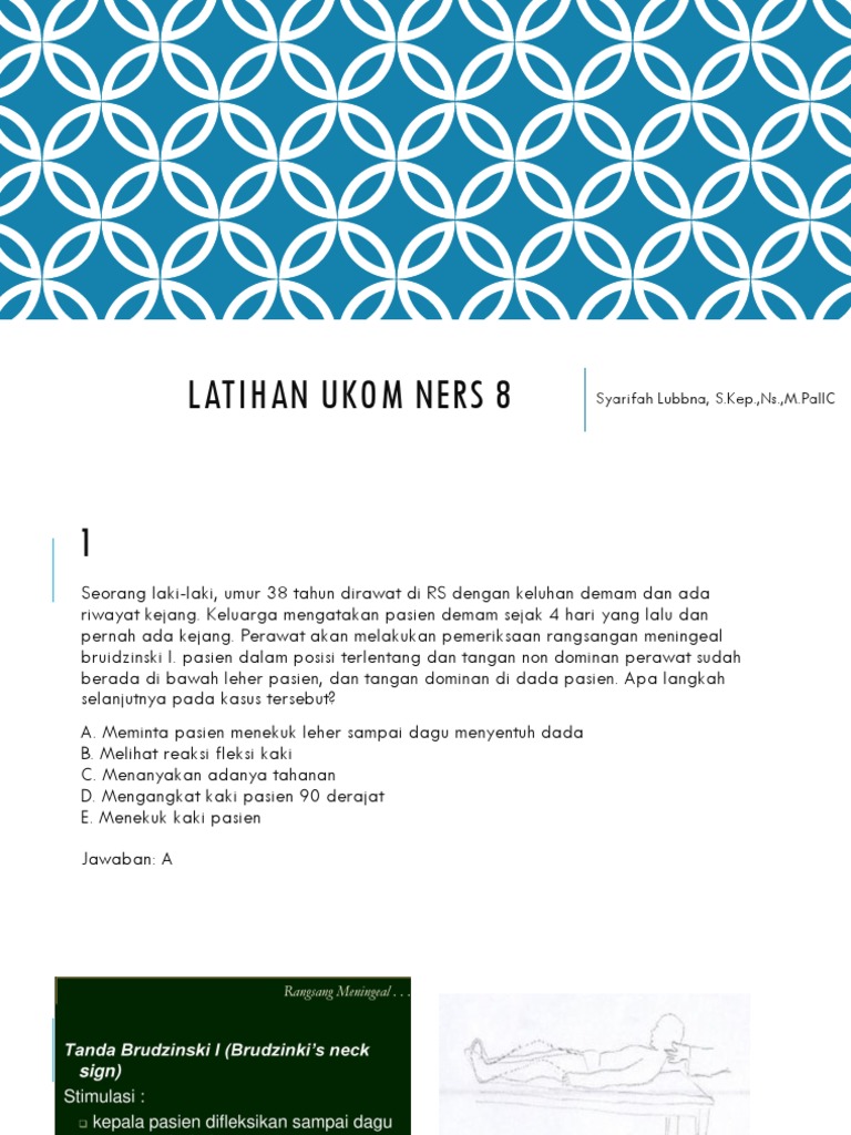 Pembahasan Soal Ukom Ners Latihan 8 | PDF