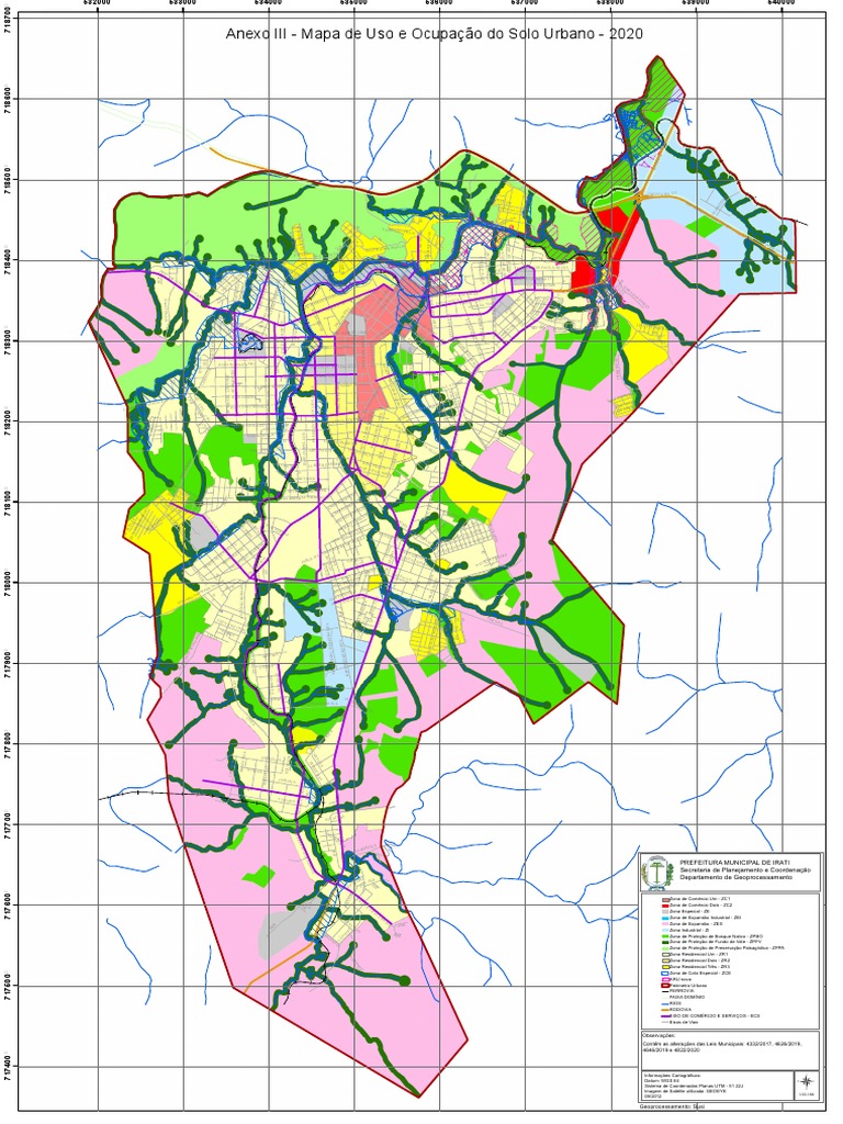 Mapa Perimetro Urbano Zoneamento 2020 Nov20 A3 | PDF