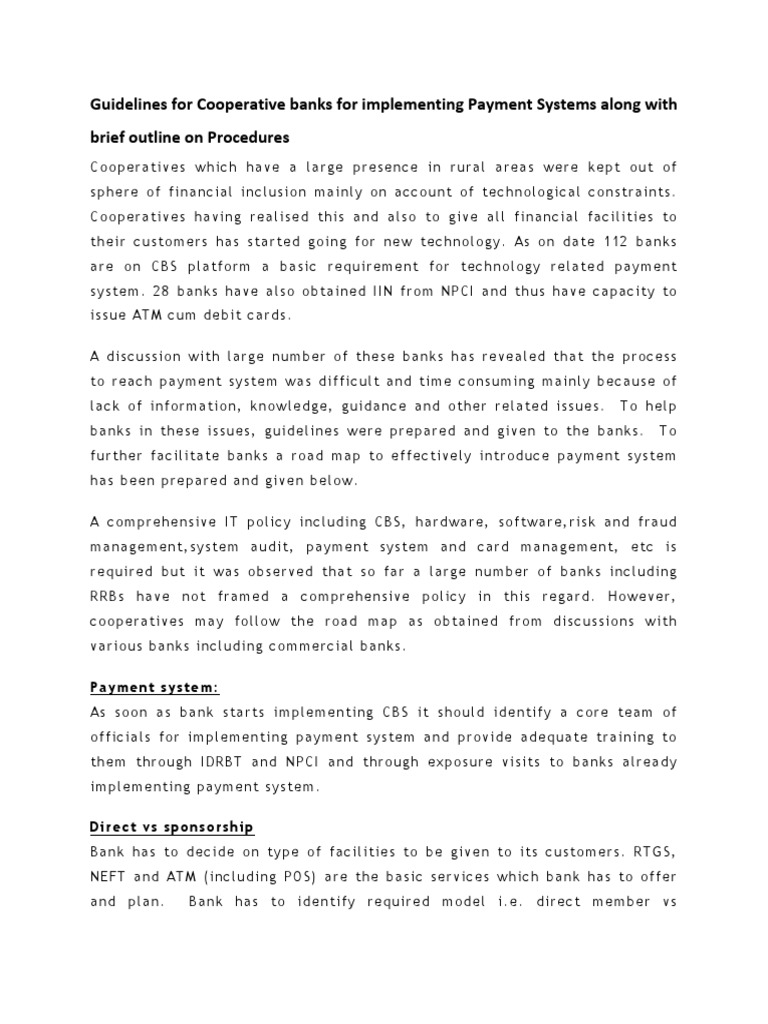 Guidelines For Cooperative | PDF | Business | Economies
