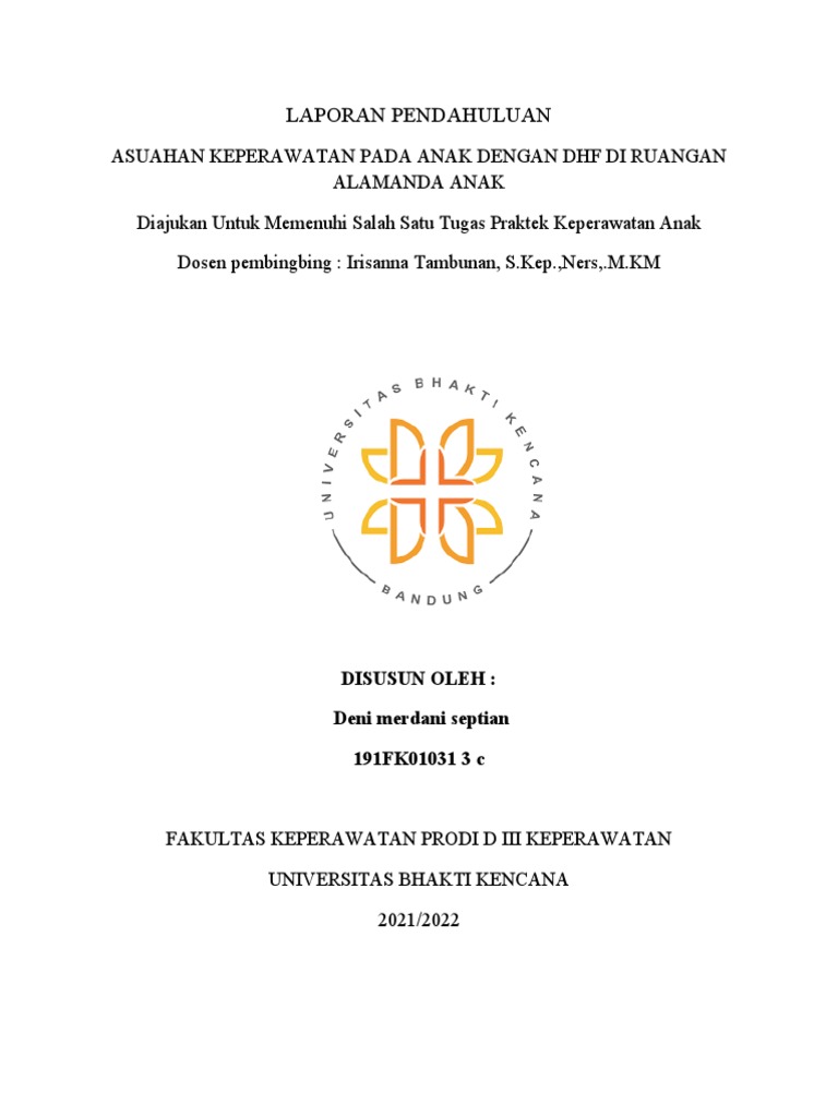 LP DHF Pada Anak | PDF