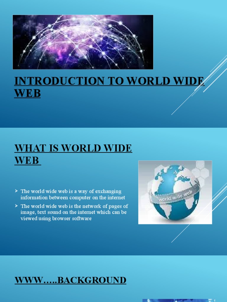 What Is World Wide Web | PDF | World Wide Web | Internet & Web