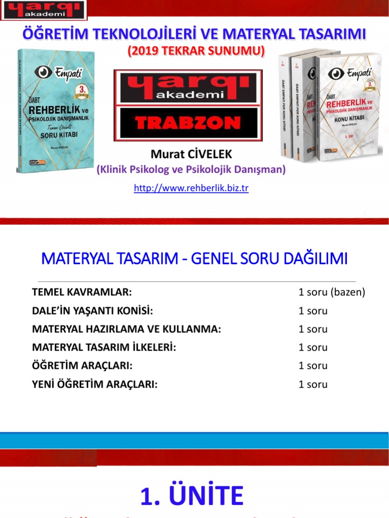 2019 Ogretim Teknolojileri Ve Materyal Tasarimi 05 07 2019 | PDF 2019 Ogretim Teknolojileri Ve Materyal Tasarimi 05 07 2019 | PDF