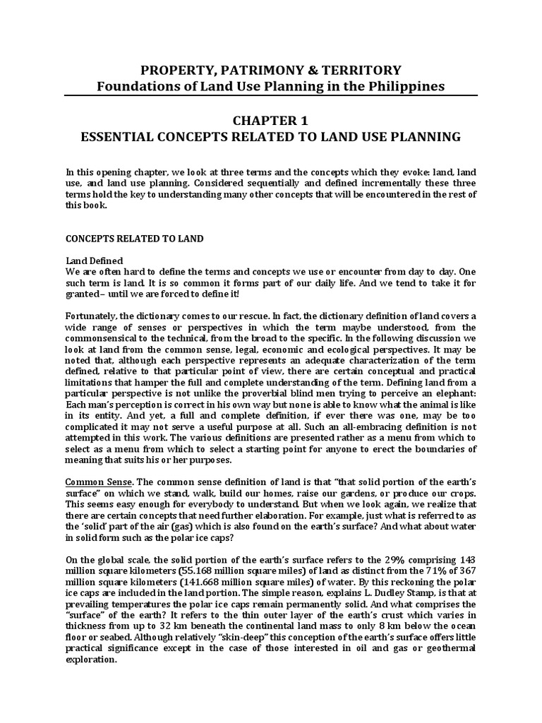SEROTE Foundations of Land Use Planning | PDF | Ownership | Sustainability