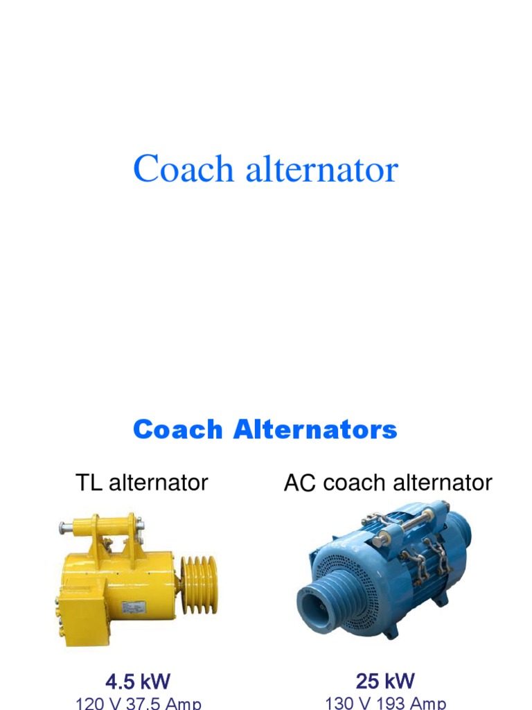Coach Alternator | PDF | Rectifier | Inductor