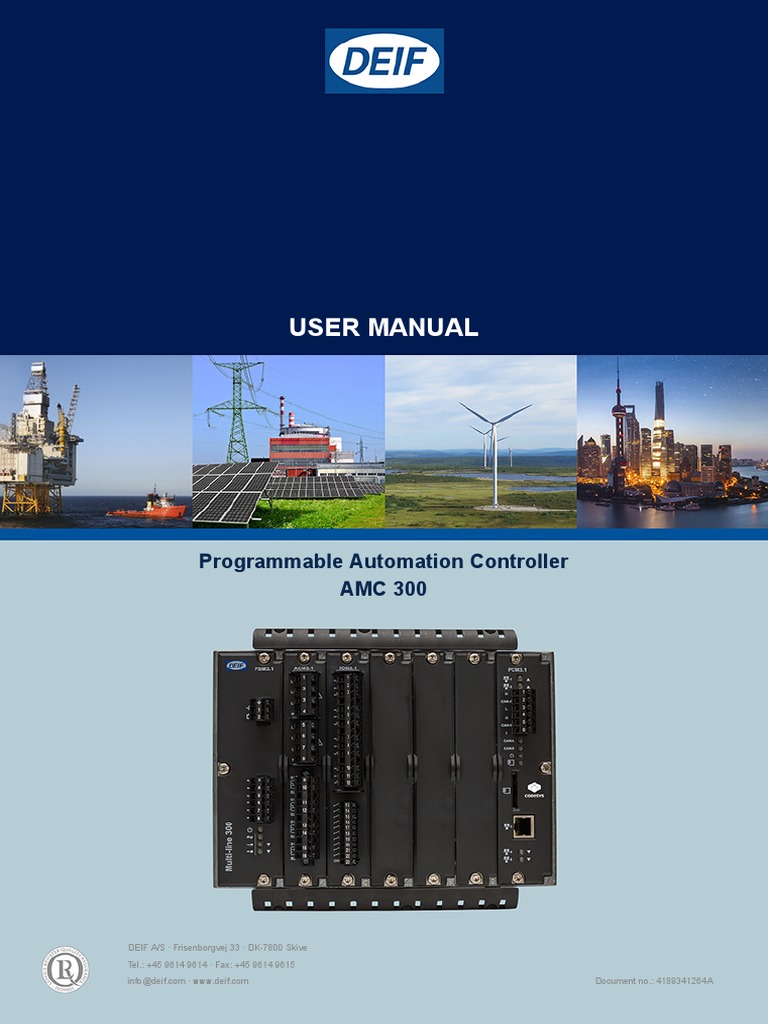 User Manual: Programmable Automation Controller AMC 300 | PDF | Ip ...
