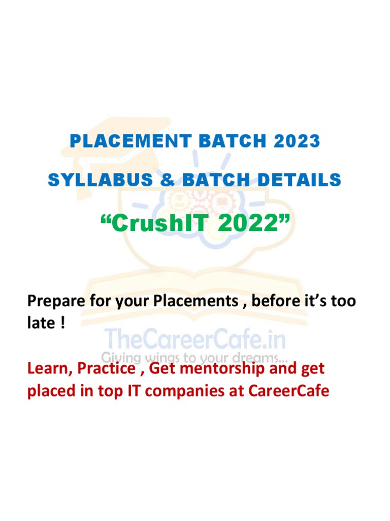DCSA PU - 2023 Placement Batch - 220103 - 154519 | PDF | Array Data ... DCSA PU - 2023 Placement Batch - 220103 - 154519 | PDF | Array Data ...