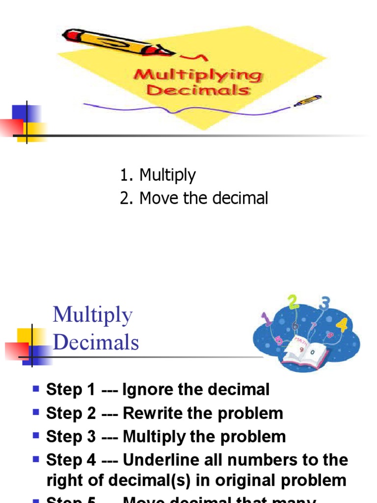 Multiplying Decimals Simple Steps | PDF