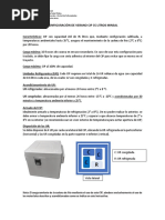 Instructivo Cip 15 Litros Minsal - Verano | PDF