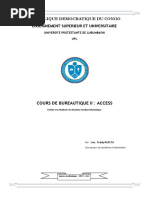 Cours Access | PDF | Bases de données | Microsoft Access