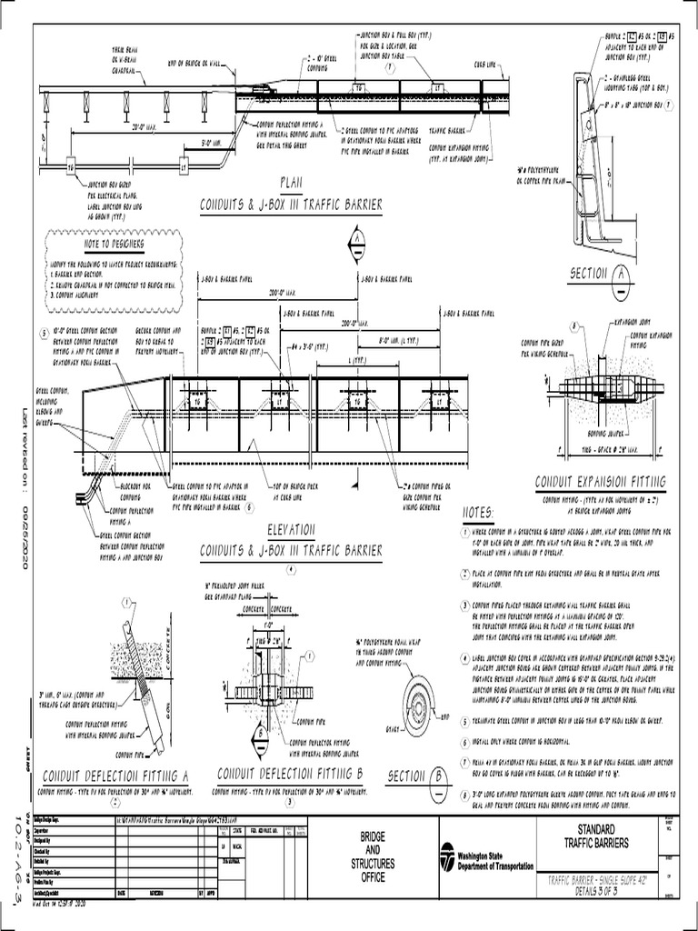 Bridge Engineeing Drawings 10.2 - A6 - 3 | PDF | Pipe (Fluid Conveyance ...