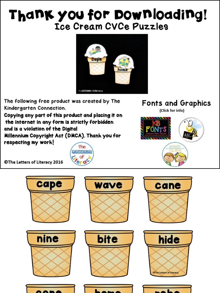Cvce Ice Cream Cones | PDF