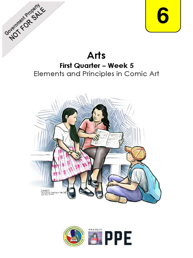 Arts6 q1 Melc5 Elementsandprinciplesincomicart v2 | PDF | Shape | Learning