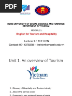 Unit 2 English For Tourism 1 | PDF