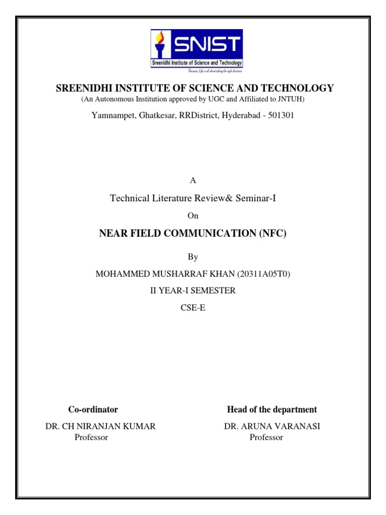 NFC Report Final | PDF | Computing | Computer Engineering