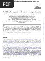 Trail Making Test | PDF | Evaluation Methods | Data Collection