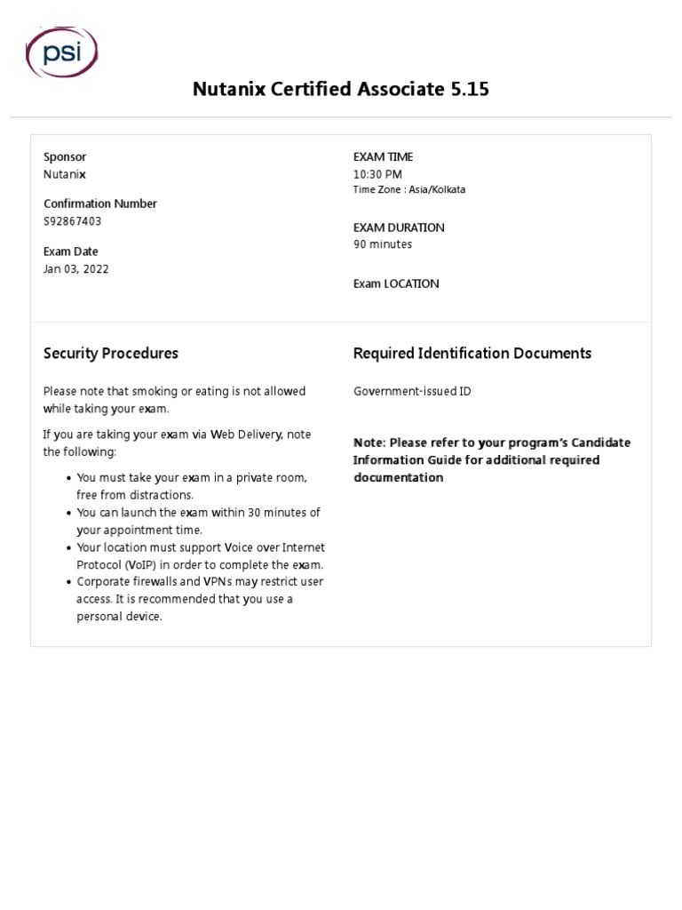 PSI Online - Test-Details | PDF