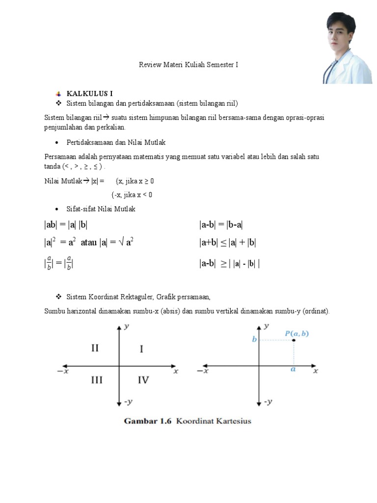 Review Materi Kuliah Semester I | PDF