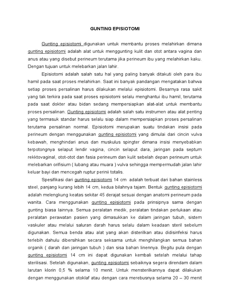 PERAWATAN LUKA DENGAN GUNTING PERBAN | PDF