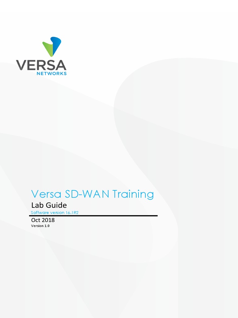 Versa SD-WAN Training: Lab Guide | PDF | Ip Address | Command Line ...