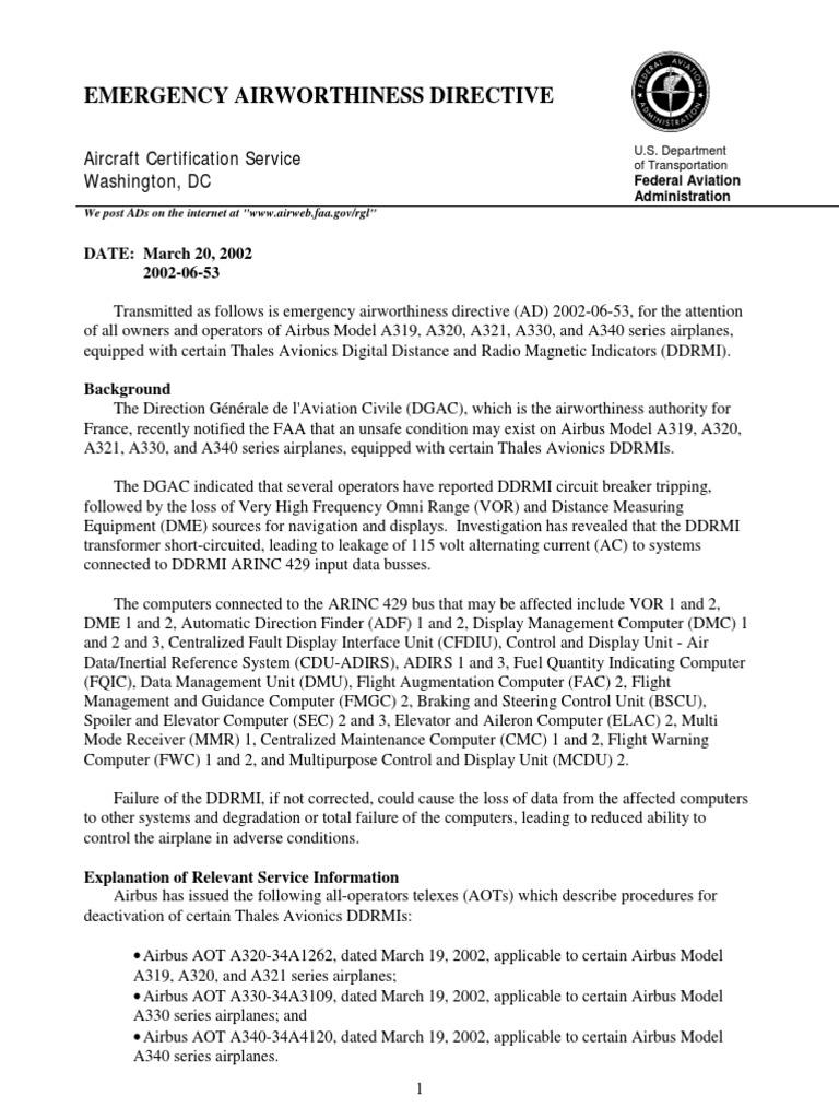 2002-06-53 Thales Avionics Digital Distance and Radio Magnetic ...