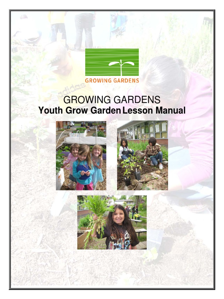 Youth Garden Education Manual | PDF | Foods | Flowers