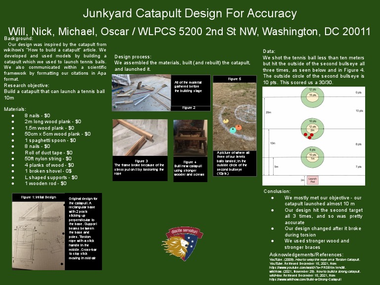 Nick Will Oscar Michael Engineering Catapult Project Poster | PDF